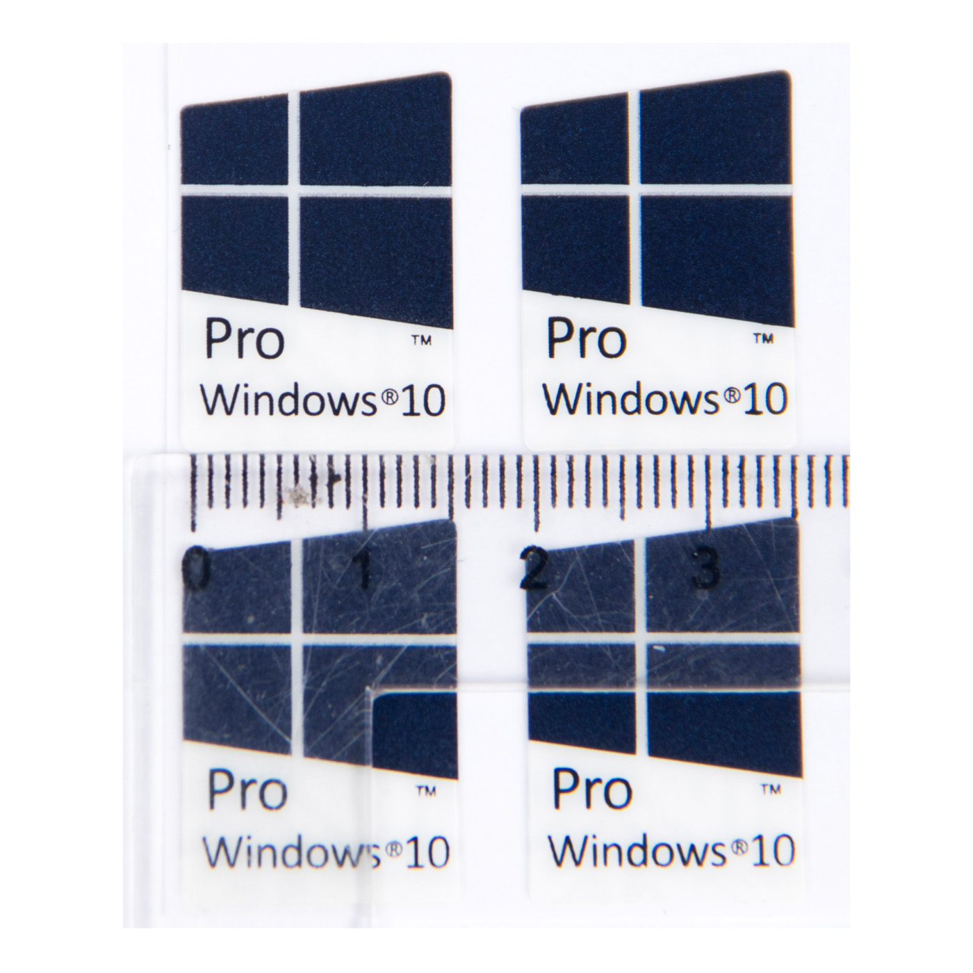 Windows 10 PRO blue sticker 17 x 23 mm :: ABCDEAL.EU